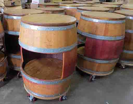 Used Retail Display Barrels